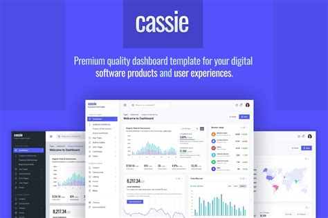 Cassie Responsive Bootstrap 4 Dashboard Template Fully Responsive