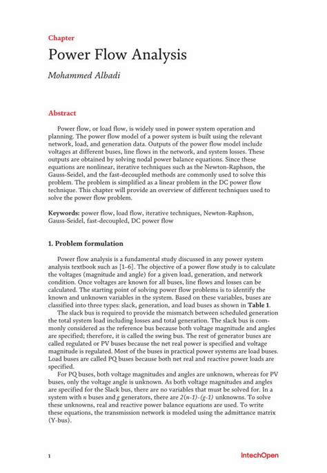 PDF Chapter Power Flow Analysis DOKUMEN TIPS