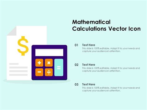 Mathematical Calculations Vector Icon Ppt Powerpoint Presentation Inspiration Files Pdf