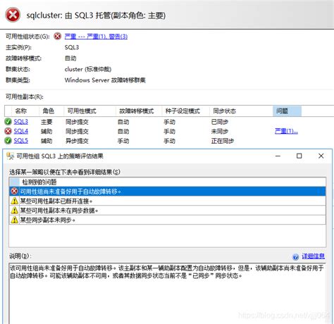 sql server 2016 always on 之 数据库处于恢复挂起状态 alwayson挂起的数据库强制恢复正常状态 csdn博客