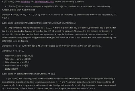 The Following Code Is Given For Singlylinkedlistjava