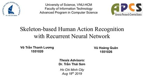 Skeleton Based Human Action Recognition With Recurrent Neural Network Speaker Deck