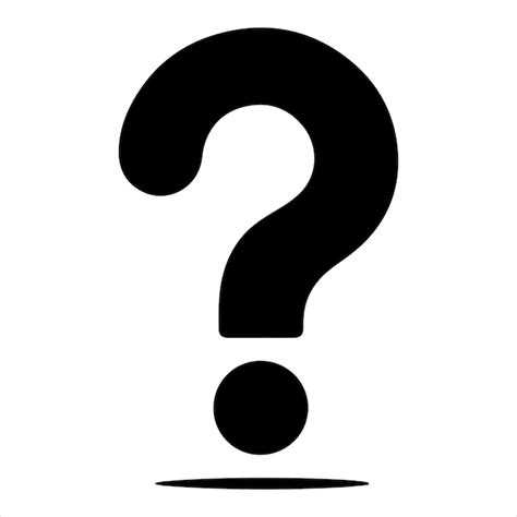 Silhouette With Question Mark Vector Illustration Design Premium AI Generated Vector