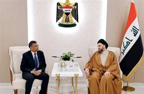 الحكيم يدعو الى الاستفادة من تجارب الهند في الزراعة والتكنولوجيا المسلة