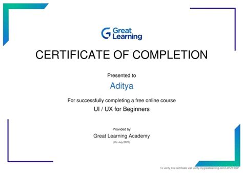Aditya On Linkedin Greatlearningacademy Greatlearning Glacertificate