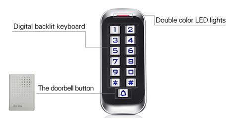 Waterproof Standalone RFID Door Access Control Systems OEM Manufacturer S A Access Control