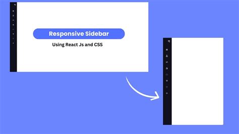 Responsive Sidebar Using React Js And Css With Source Code