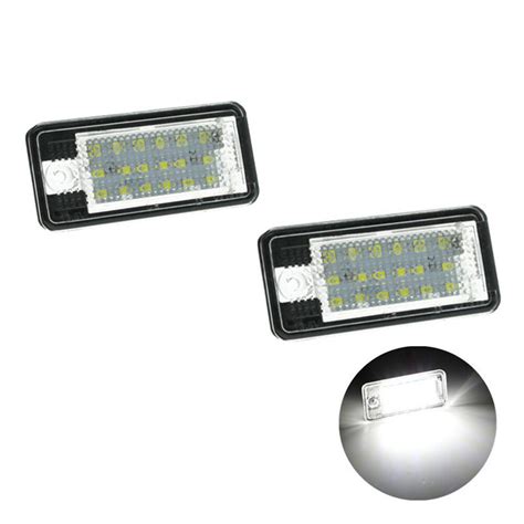 2x Led Kennzeichenbeleuchtung Für Audi A3 8p A4 B6 B7 A6 4f Q7 8e A6 4f C6 Ebay De