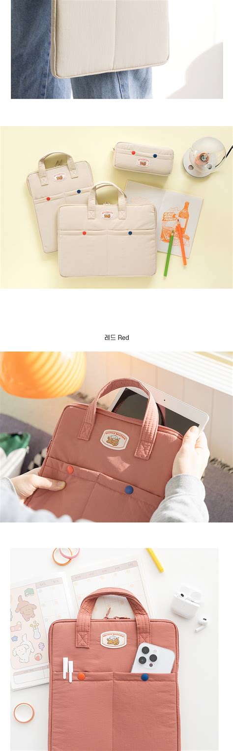 멀티포켓 아이패드 파우치 11인치 태블릿pc 가방 손잡이 갤럭시탭s8 S7 A8 아이패드에어5 아이패드프로 아이패드9 8 7 케이스 푸들 핸들백