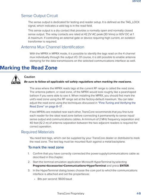 Transcore Mprx Multiprotocol Reader Extreme User Manual