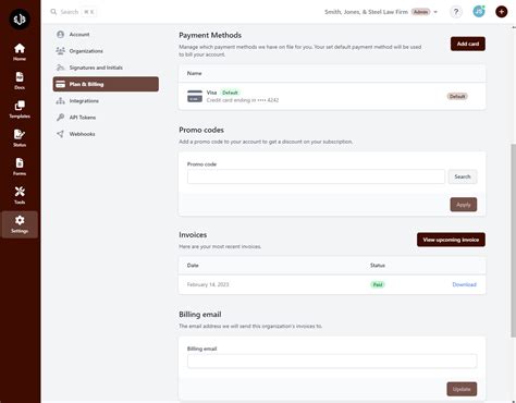 Managing Billing Galaxy Forms Support