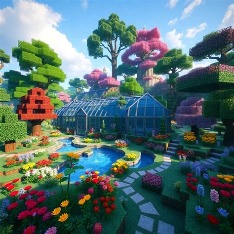 The Most Beautiful Minecraft Gardens And Botanical Gardens Minecraft