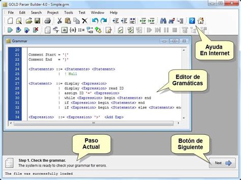 Tutoriales De Compiladores Manual De Gold Parser