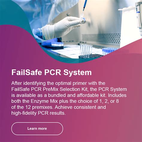 Failsafe Pcr Optimisation Technology Lgc Biosearch Technologies
