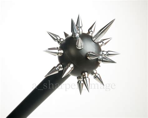 Medieval Spiked Ball Mace Black Silver Deadly Morning Star Morgenstern
