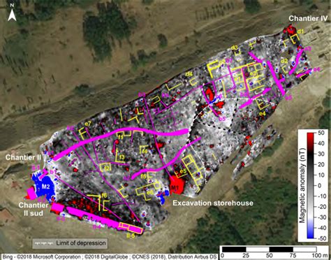 Identification Of The Main Anomalies Visible On The Magnetic Anomaly Download Scientific