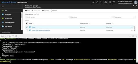 Create Virtual Machine With The Azure Cli
