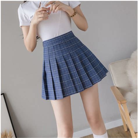 Jual Girlwish Korean Pleated Skirt Korean Mini Skirt Rok Mini Korea