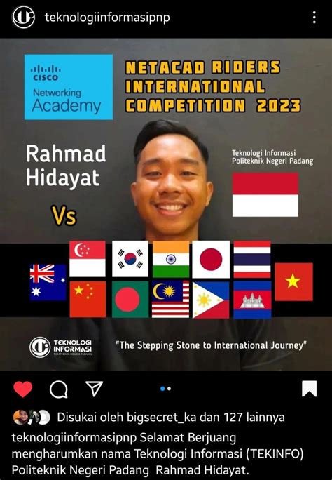 Rahmad Hidayat On Linkedin Cisco Netacad Networking Teknologi Netacadrider