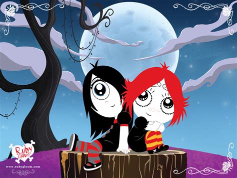 Image Iris And Ruby Gloom Png Ruby Gloom Wiki