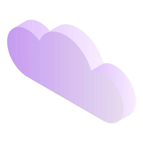 Premium Vector Cloud Data Icon Isometric Of Cloud Data Vector Icon For Web Design Isolated On