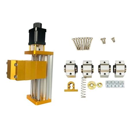 Z Axis Slide Table 85mm Stroke Linear Actuator Kit Nema17 52 42 57 Stepper Motor Spindle Hole