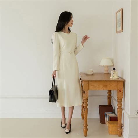 오드 페미닌 머메이드핏 원피스 벨트set