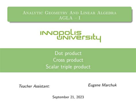 Pdf Lab2 Vectors Dot Product Cross Product