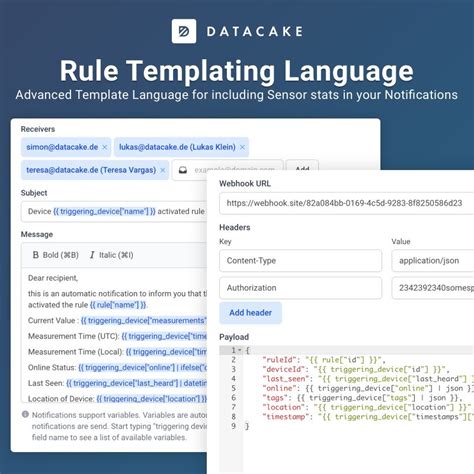 Datacake On Linkedin Rule Engine Webhook Datacake Iot Iiot