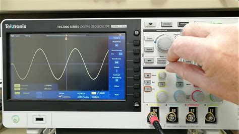 Tektronix Tbs2000 Vertikal Youtube