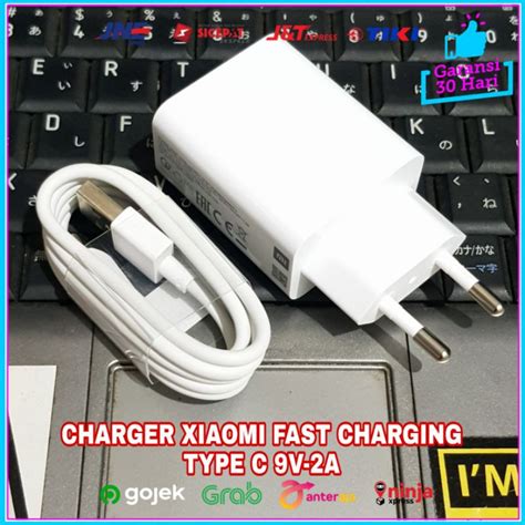 Jual Charger Xiaomi Redmi Redmi Note Pro Fast Charging Original Usb Type C Shopee