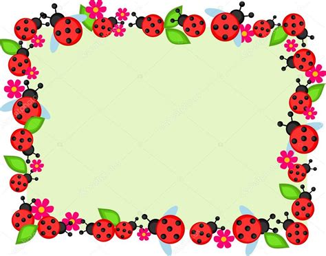 Ladybug Border Clip Art