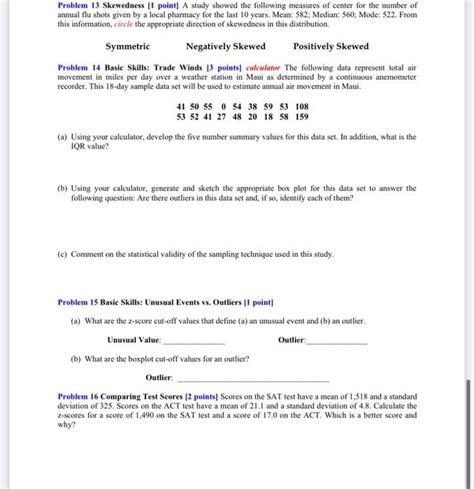 Solved Problem 01 Basic Skills Standard Deviation Formulas