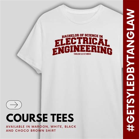 Bs Ee Bs Electrical Engineering Tanglaw Course Tee Shopee Philippines