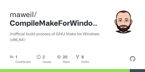 Github Maweil Compilemakeforwindows Inofficial Build Process Of Gnu Make For Windows X86 64