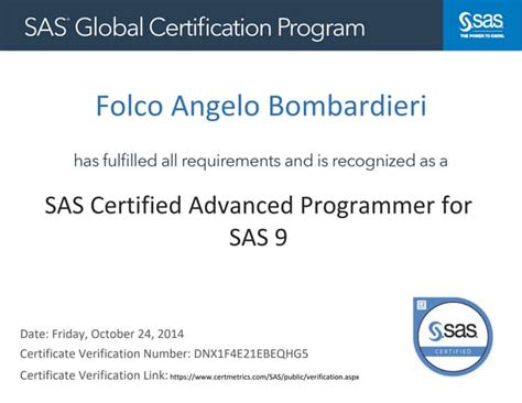 Sas Advanced Programmer Certification Pdf