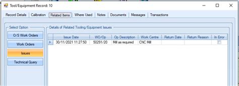 Quality Tooling And Equipment Toolingequipment Issue