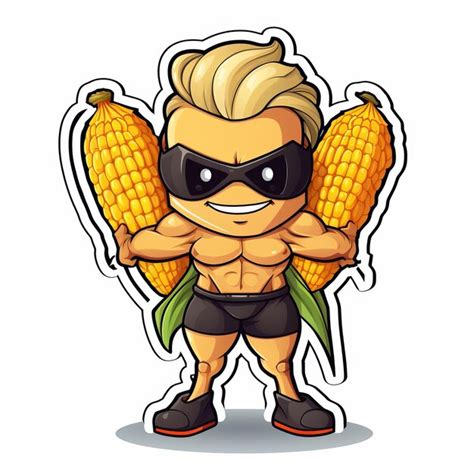 Premium Photo Corny Crusader The Adorable Avenger With Super Strength