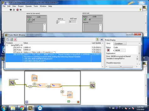 shared variable error 66208 ni community