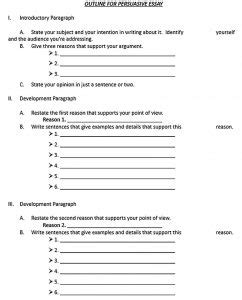 How To Make The Proper Speech Outline Template Room Surf Com