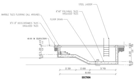 Swimming Pool Dwg Detail Downloads Heyjes