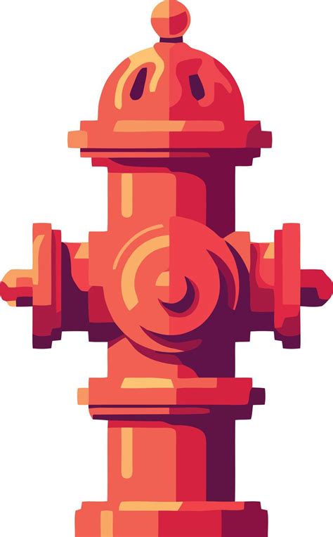 Red Fire Hydrant Object 23022967 Vector Art At Vecteezy