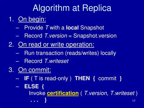ppt database replication using generalized snapshot isolation