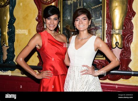 Abigail Lopez Cruz And Blanca Blanco Pose Before The Runway During The