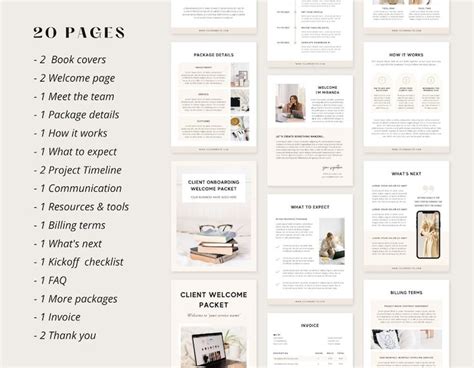 Client Welcome Packet Template New Client Service Guide Virtual Assistant Welcome Packet