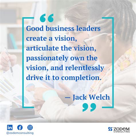 How To Be A Successful Business Leader Jack Welch Zodem Consulting Posted On The Topic