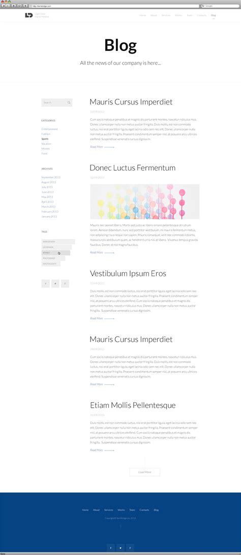 lightdose — flatandminimal responsive html template by wpway themeforest