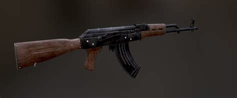 Thoughts On Ak Model Second Time Modeling Rifles I Did Mess Up On The Uvs A Lil Creations