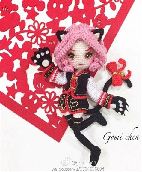 Девочка кошечка схема вязания крючком №30821