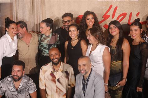 بالصور أبرزهم أحمد فهمي نجوم الفن في العرض الخاص لمسلسل سفاح الجيزة